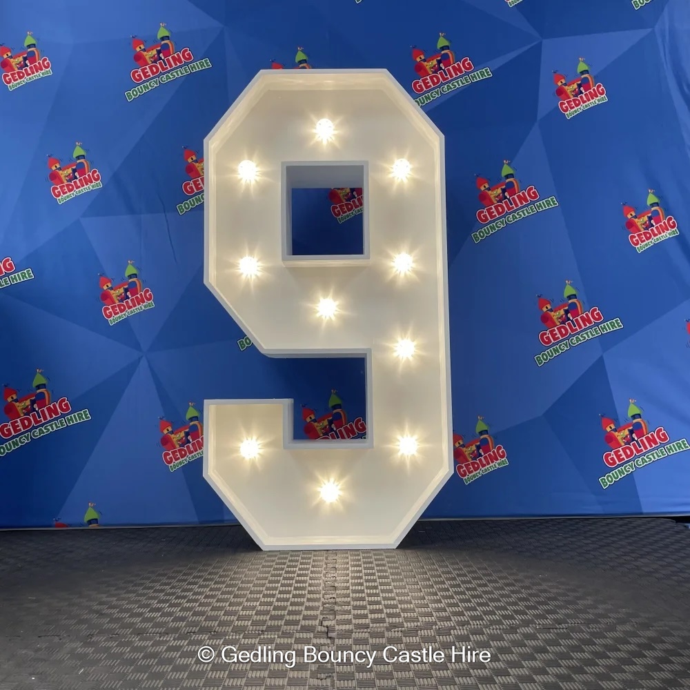Bouncy Castle & LED Number Hire | Nottingham