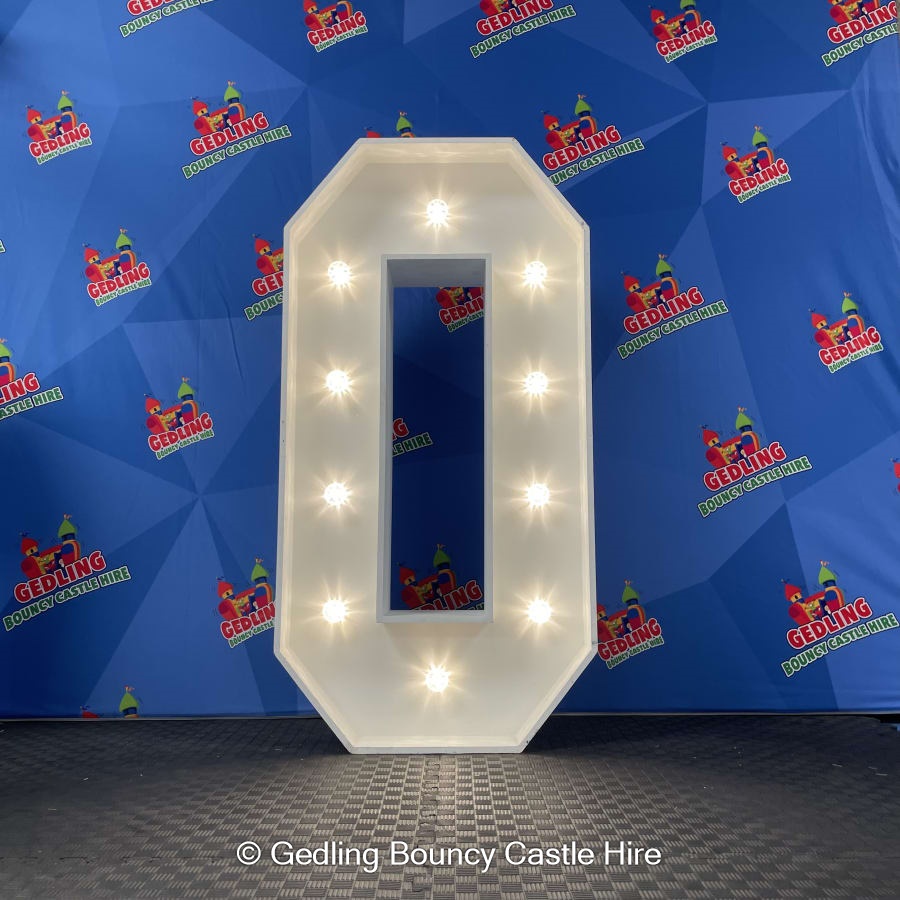 LED Light Up Numbers & Letters Hire Nottingham & The East Midlands