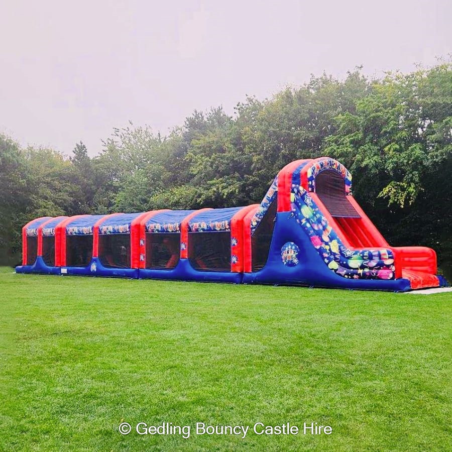 Slides and Assault Course Hire Nottingham - Gedling Bouncy Castle Hire