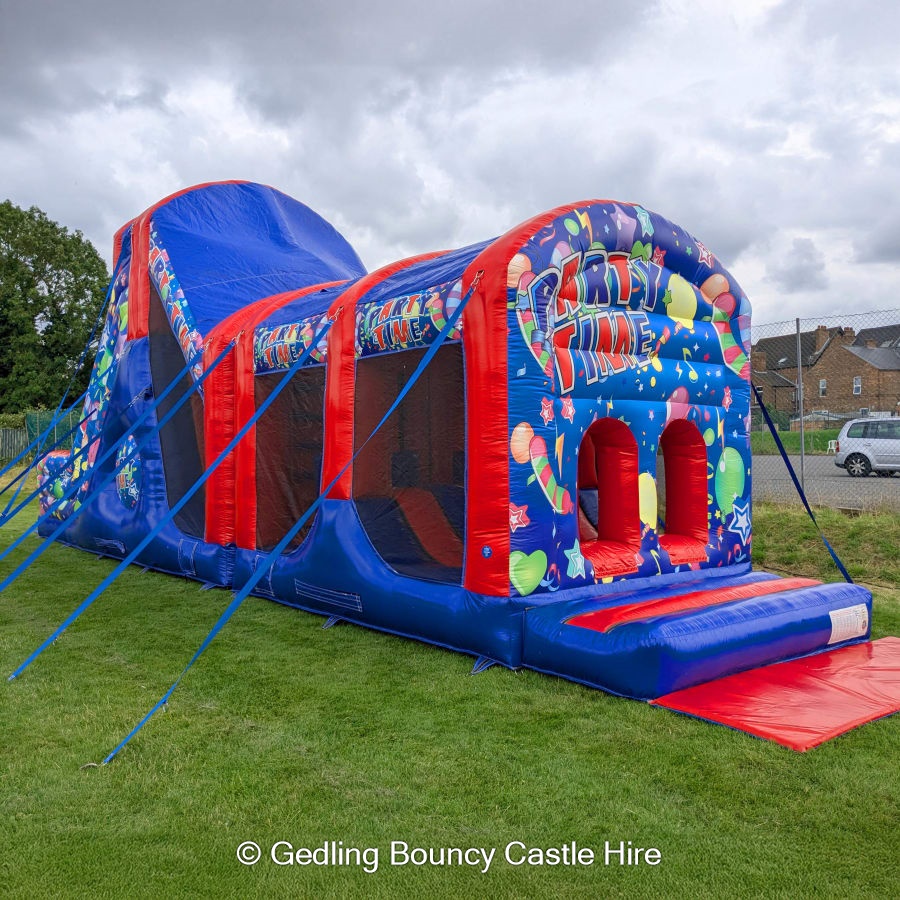 Slides and Assault Course Hire Nottingham - Gedling Bouncy Castle Hire