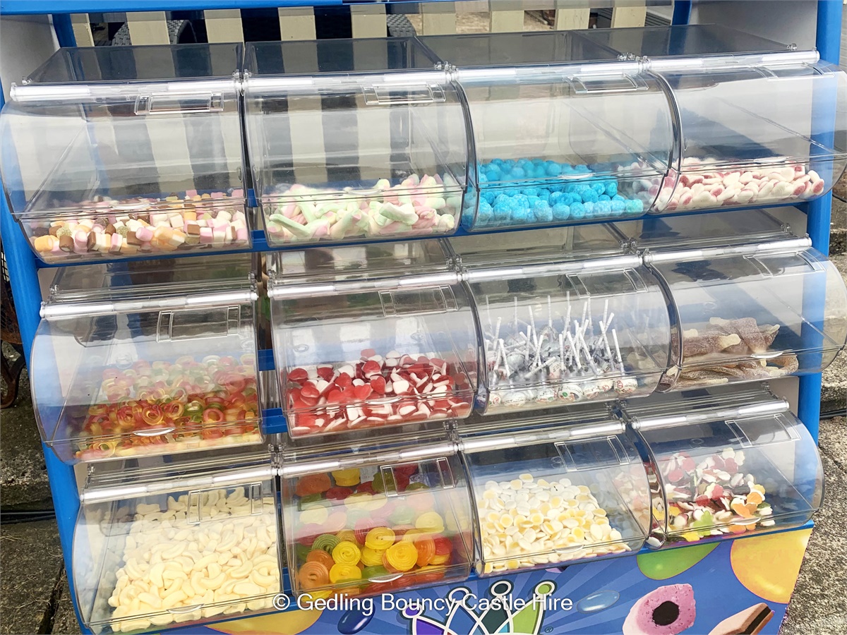 Pick n Mix Stand Hire Nottingham - Gedling Bouncy Castle Hire