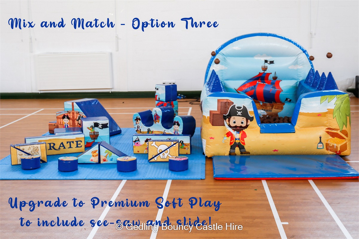 Pirate Mix & Match - Bouncy Castle & Soft Play Hire in Nottingham ...